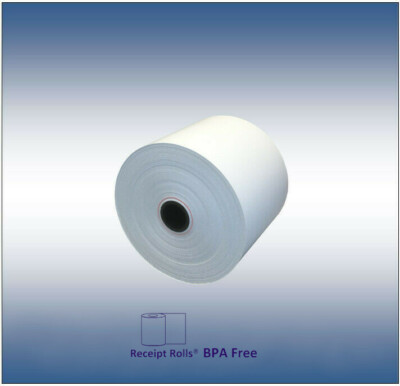 3 1/8" x 200' BPA Free Thermal POS Receipt Paper Rolls 50 rolls/case ...