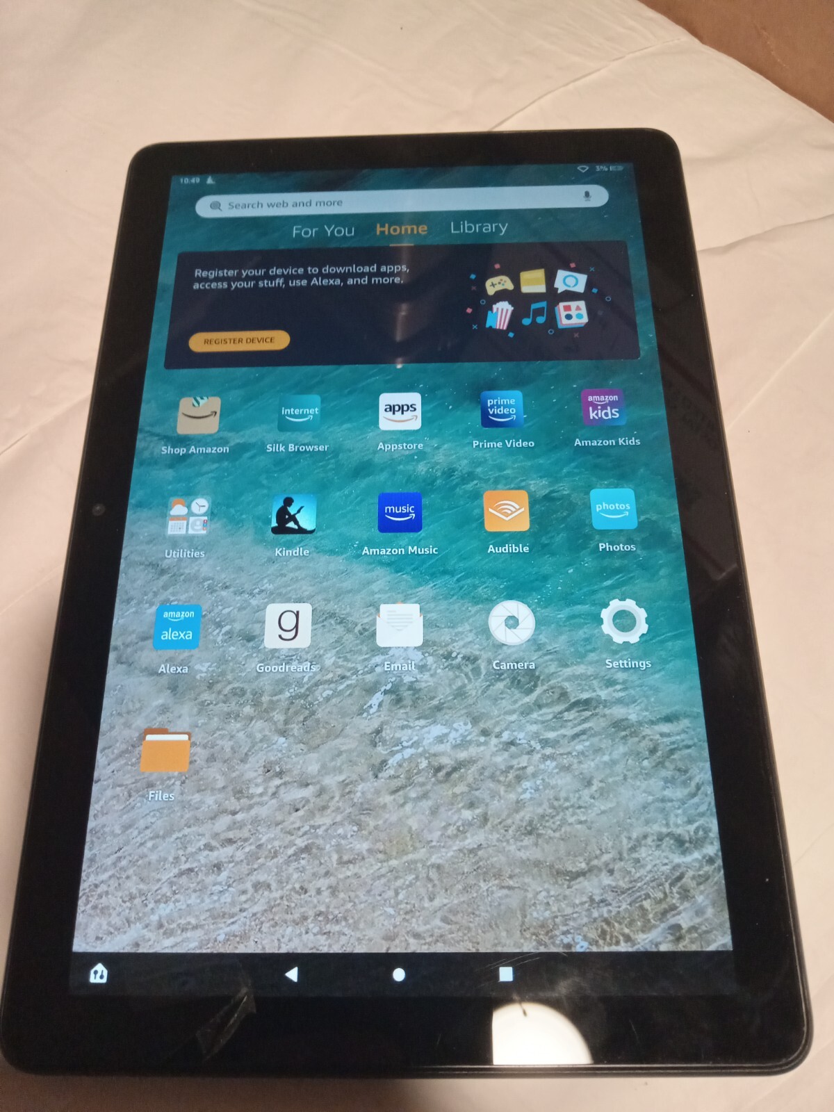 Amazon Fire HD 10, 11th Gen Model T76N2B 32GB Wi-Fi 10.1" Tablet 2021 ...
