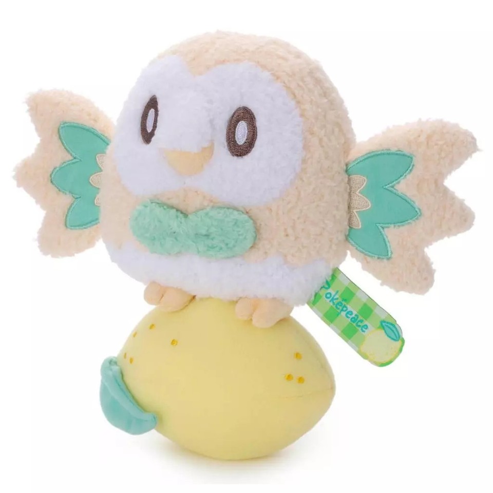 Pokémon Rowlet Plush Toy Colorful Version, Cute Deformed Design, Used ...