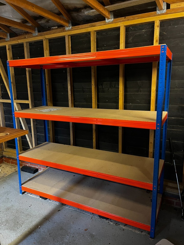 BiGDUG Storage Rack (180cm) - 4 Levels - Perfect for Garage - 300kg max ...