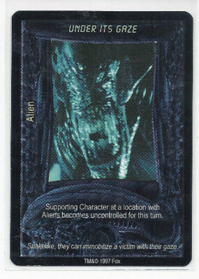 Aliens Predator AvP CCG TCG Card Game - Under It's Gaze RARE PROMO | eBay