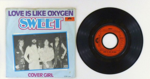 7" Vinyle Simple - Sweet - L'Amour Est Comme L'Oxygène - S9360 K60 | eBay
