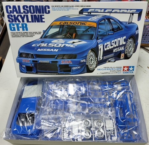 Calsonic NISSAN Skyline GT-R (R33) Tamiya 1/24 plastic model kit 24184 ...