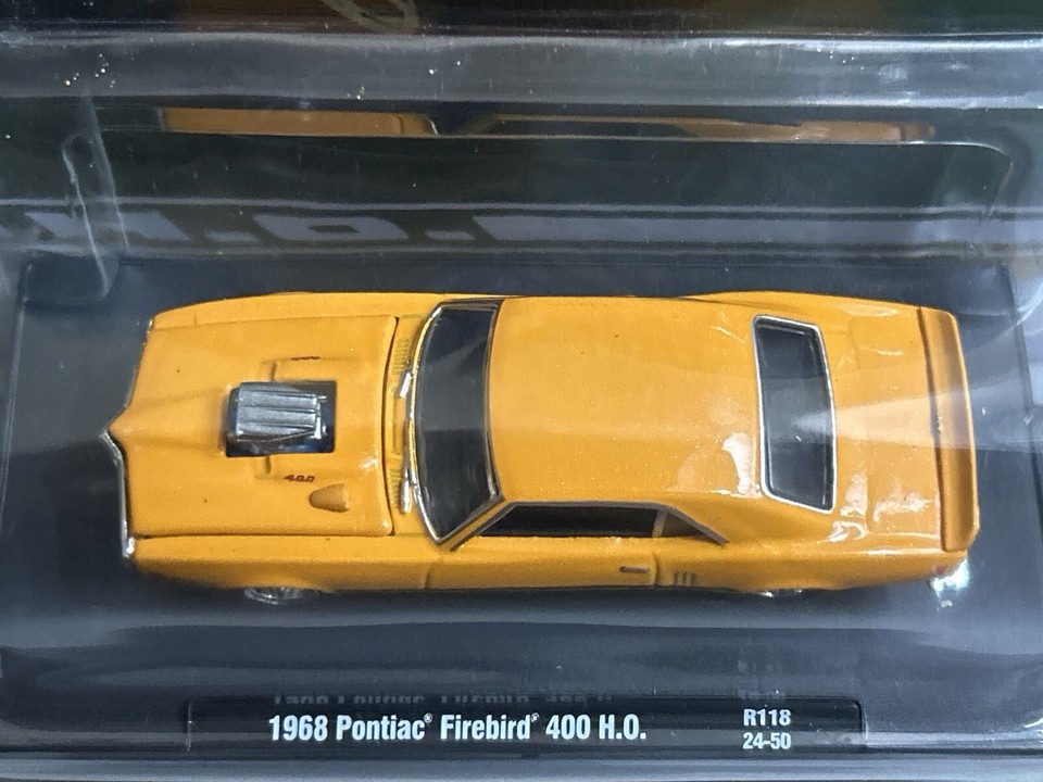 1968 Pontiac Firebird 400 H.O by M2 Machines 1:64 scale w/display stand ...