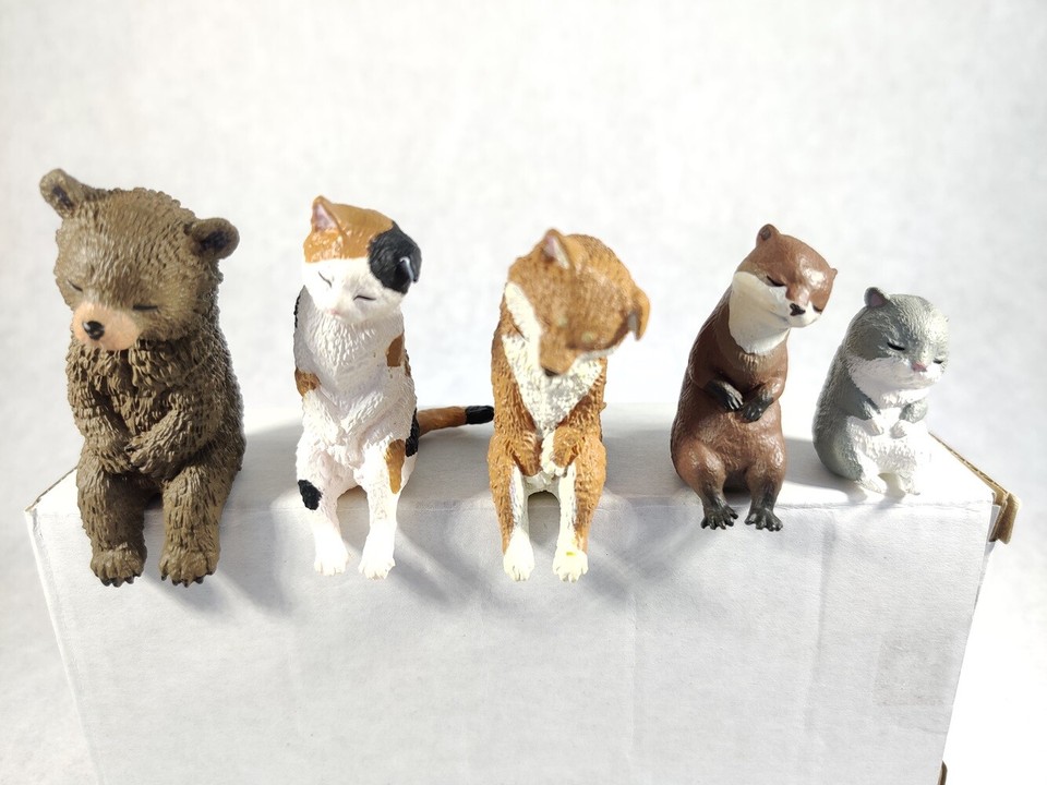 Sleepy Animals Capsule Toy All 5 Types Gacha Gachapon Japan NCS | eBay