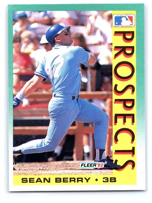 1992 Fleer #680 Sean Berry Baseball Kansas City Royals | eBay