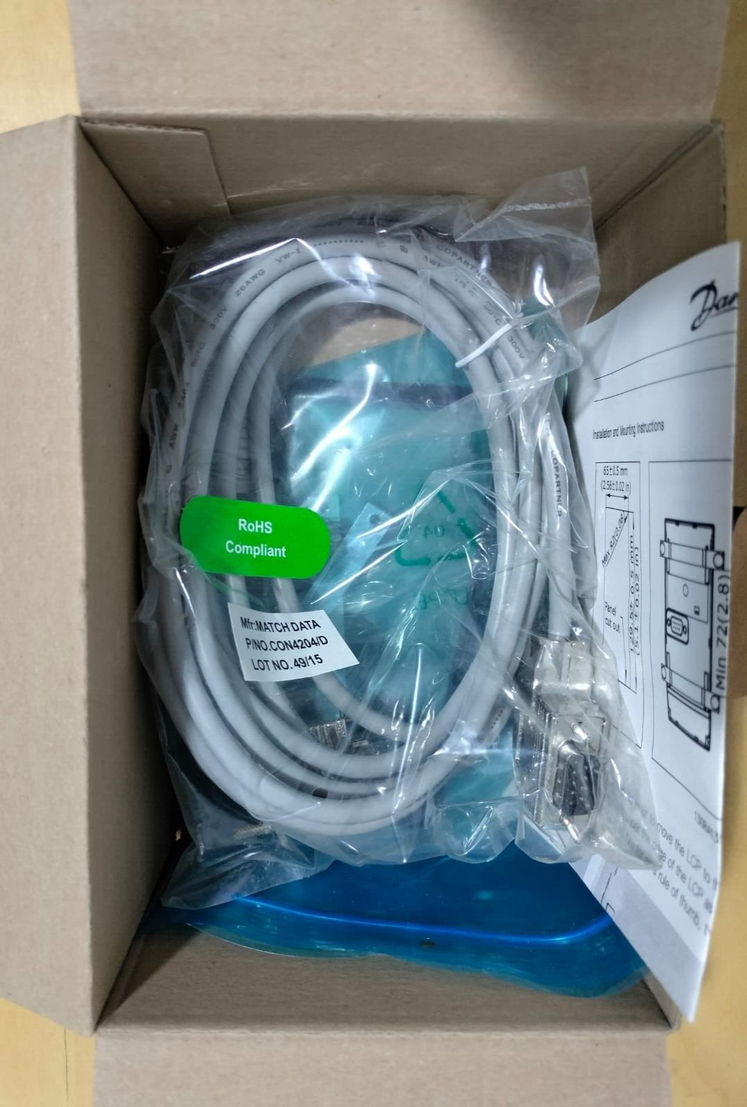 Danfoss - LCP Keypad Mounting Kit for Lcp101 or Lcp102 for sale online ...