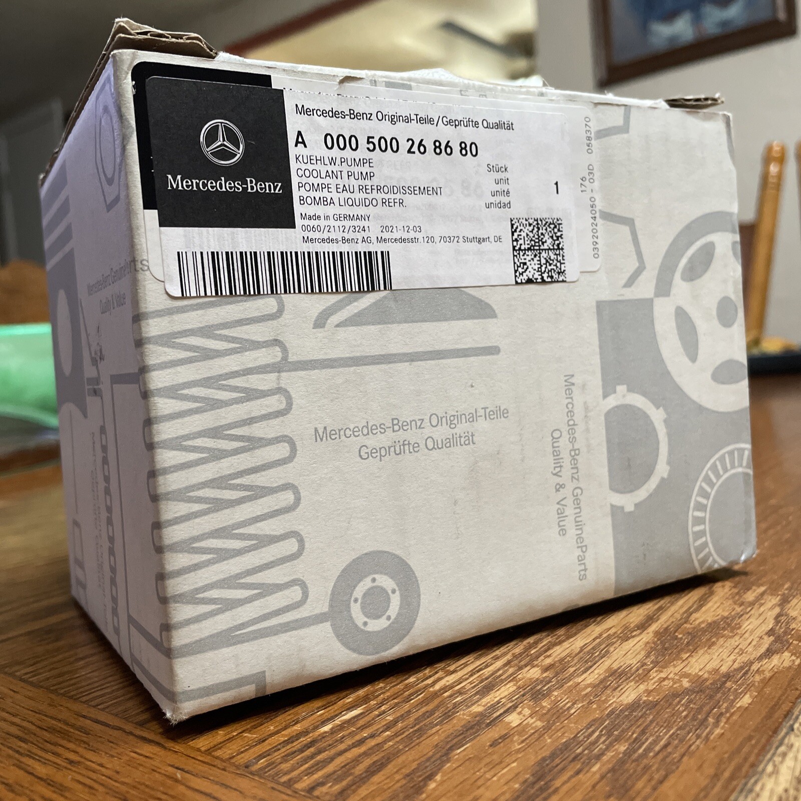 MERCEDES Bosch Coolant Auxiliary Water Pump 0005002686 Se0713 for sale ...