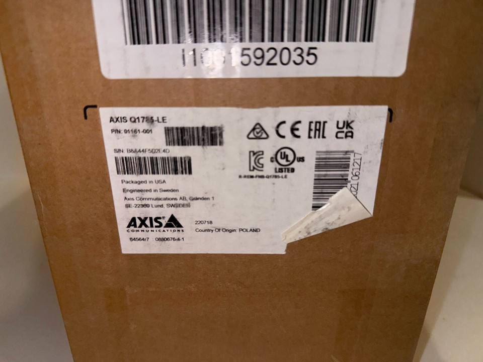 * AXIS Q1785-LE Outdoor Network Camera 2MP w/32x optical (01161-001 ...