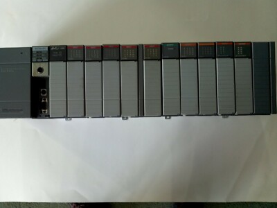 Allen-Bradley SLC 500 - 13 Slot Rack with 12 Modules including SLC 5/04 ...