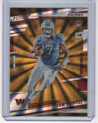 SAM HOWELL 2022 Prestige SUNBURST XTRA POINTS ROOKIES #305 WASHINGTON ...