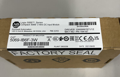 2021 NEW *SEALED* Allen Bradley 5069-IB6F-3W Series A 885630530055| eBay