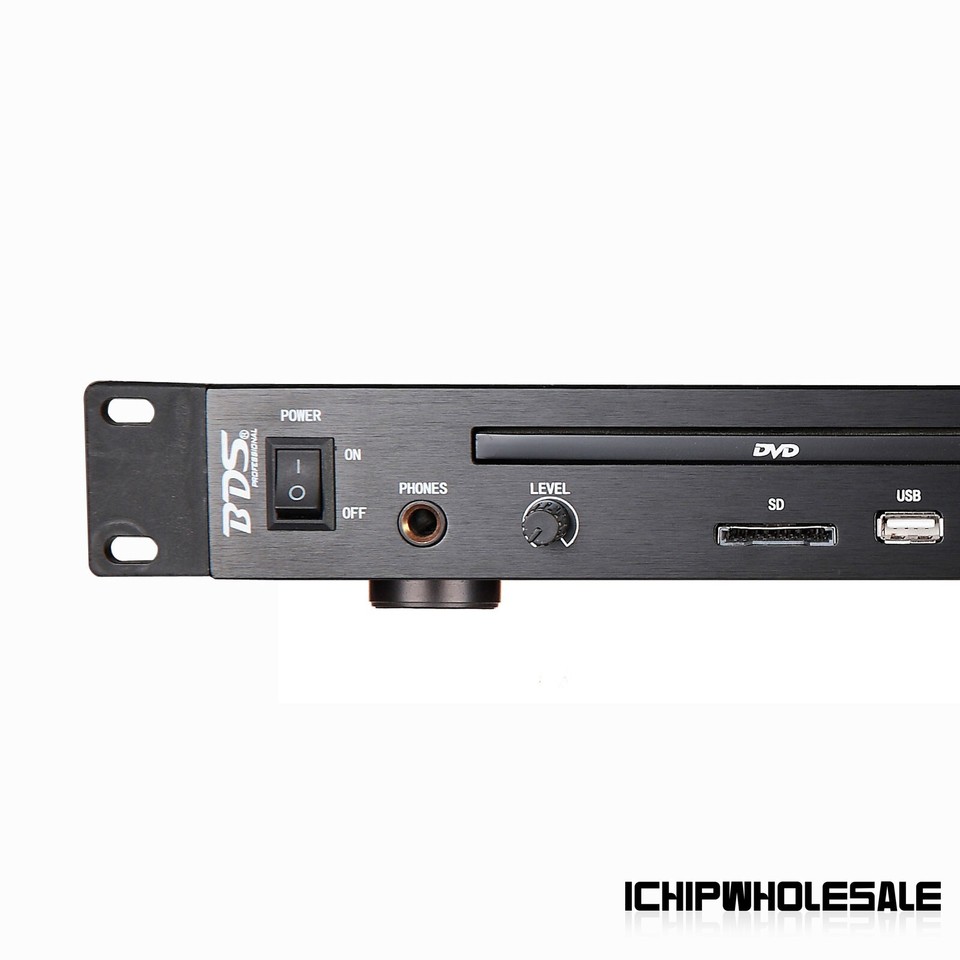 DVD Player High Quality 1U Rack-mount Single DVD USB SD FM Player LCD ...