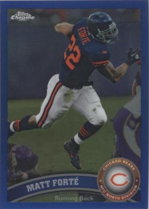 2011 Topps Chrome - Matt Forte #83 Blue Refractor /199 for sale online ...