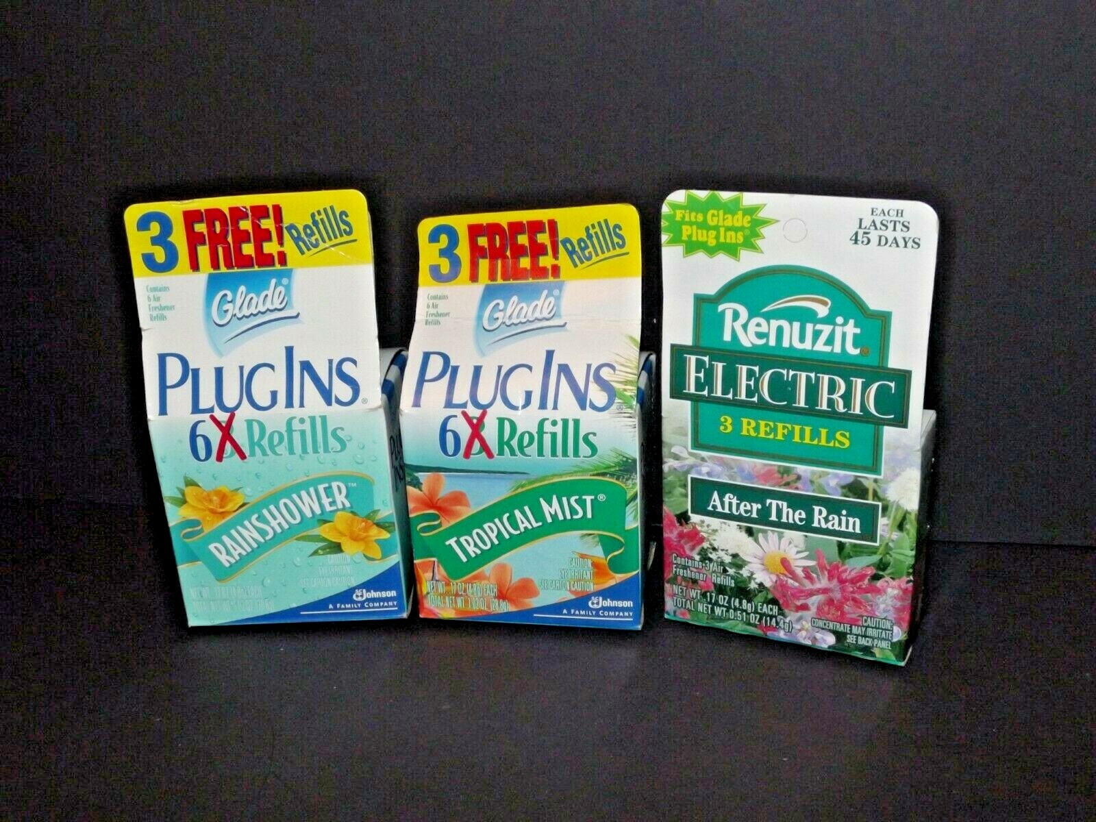2 Boxes Glade Plugins Refills 10 Total Refills 1 Box Renuzit Electric ...