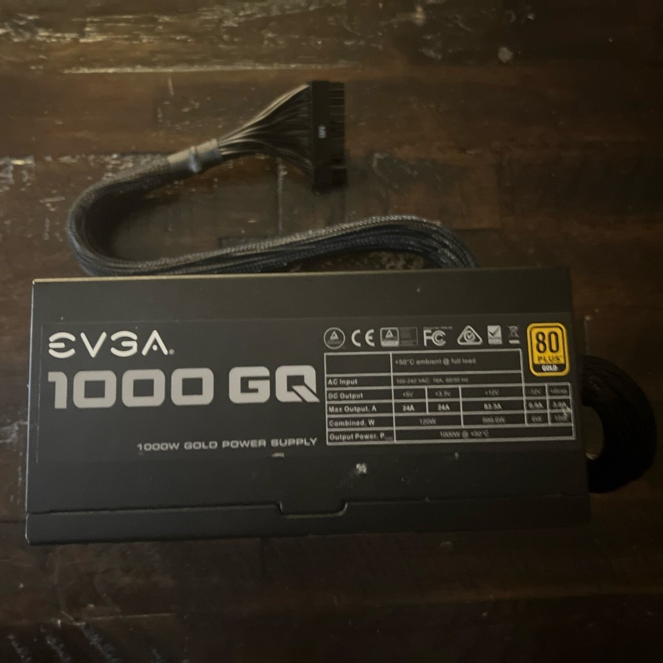 EVGA 1000 GQ 80Plus Gold 1000W Modular Power Supply 843368035662 | eBay