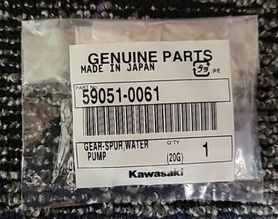 OEM Kawasaki Genuine Parts Water Pump Shaft Gear 59051-0061 NEW | eBay