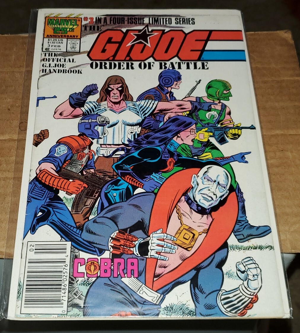 GI Joe order of battle 3 For Sale - MAVIN
