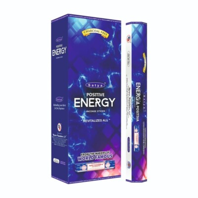 6 x Positive Energy Incense 20 Sticks SATYA (Total 120 Sticks) | eBay