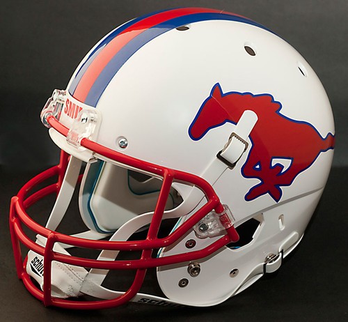 SMU MUSTANGS 1992-1996 Schutt AiR XP GAMEDAY Football Helmet SOUTHERN ...