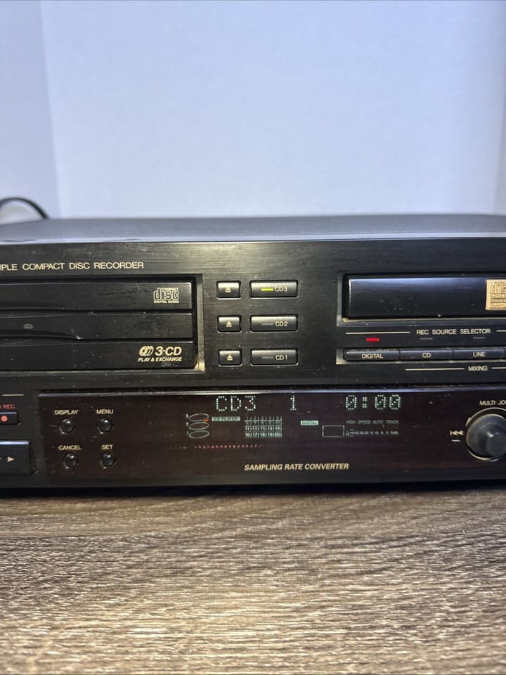 JVC XL-R5000 3-CD Changer + CD-R/RW Compact Disc Recorder CD-R Broken ...