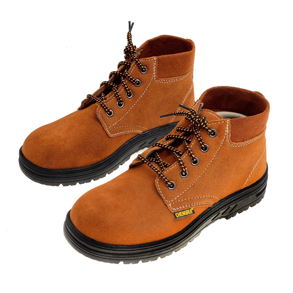 BROWN WORK BOOTS UK Size 6.5 EU size 40 ONLY £5.43 A PAIR + EBAY ...