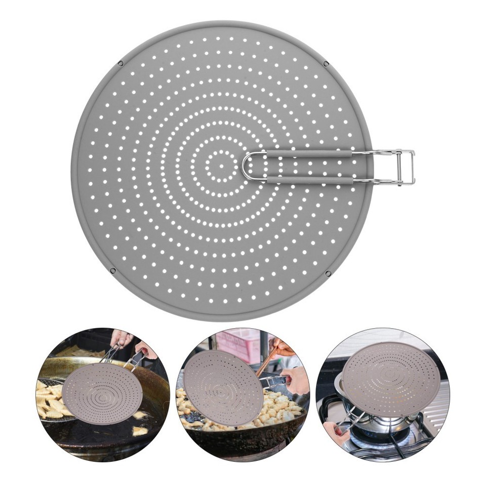 Grease Splatter Guard Splash for Stove Frying Pan Screen Anti Shield ...