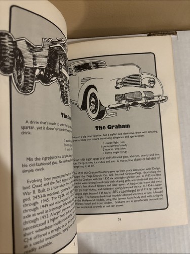 The Old Car Buff’s Bar Book - 1984 - by Patricia B. Mills- Mixology | eBay