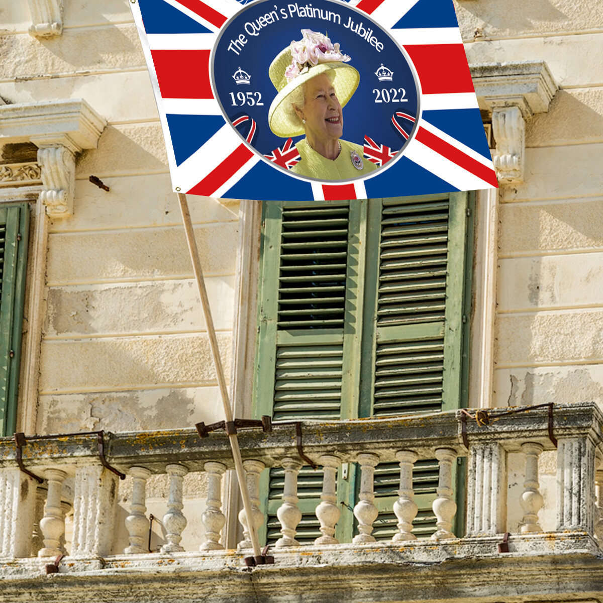 3 x 4.9ft Queen Flag for Celebrating the Queen's 70th Anniversary Queen ...