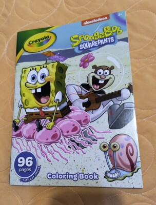 Crayola SpongeBob SquarePants Jumbo Coloring & Activity Book With ...