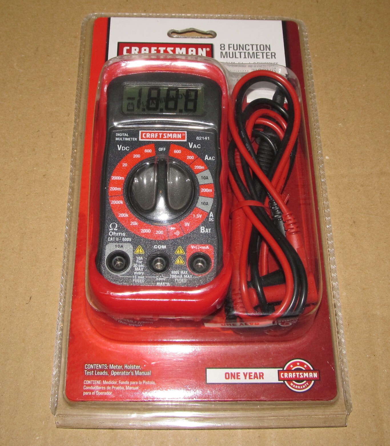 Craftsman 34-82141 8 Function Digital Multimeter for sale online | eBay
