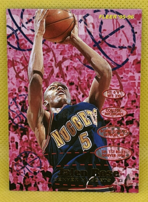 Jalen Rose 1995-96 Fleer #47 Denver Nuggets | eBay