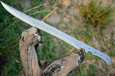 CUSTOM HANDMADE HAND FORGED DAMASCUS STEEL 30 INCH SWORD BLANK BLADE | eBay