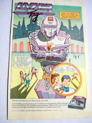 1986 Color Ad Lazer Tag | eBay