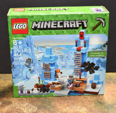 LEGO MINECRAFT 21131 THE ICE SPIKES FACTORY SEALED BOX RETIRED OOP HTF ...