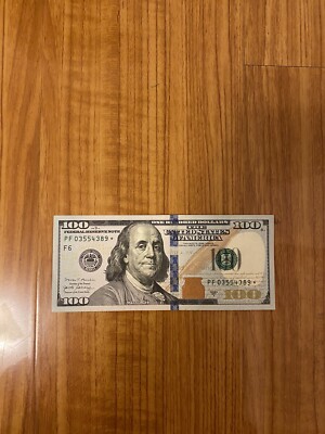 $100 dollar bill *star note* Series 2017A RARE Great Condition | eBay