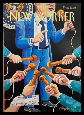 COVER ONLY The New Yorker February 16 1998 The Low Road by Art ...