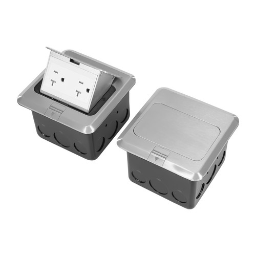 Pop-Up Floor Sockets, Pop Up Floor Outlet Sockets, 2PCS Hidden Socket ...