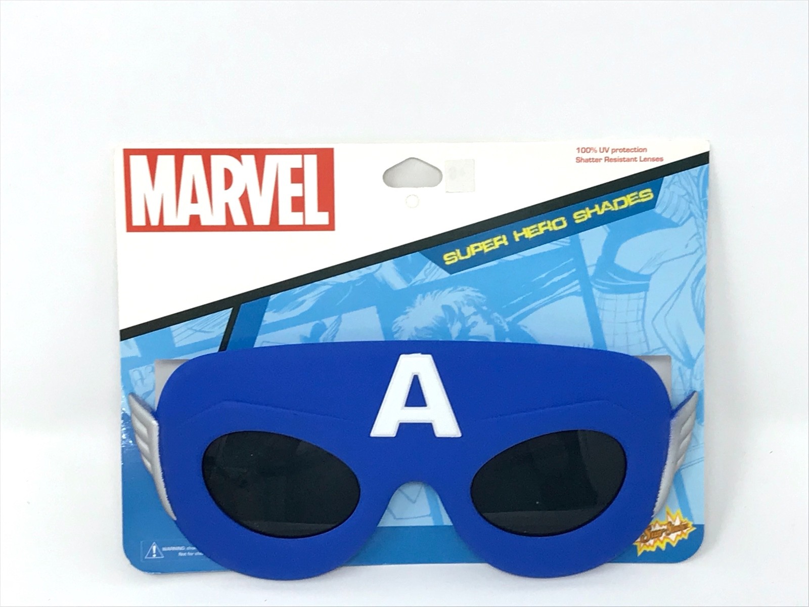 Marvel CAPTAIN AMERICA Sun Staches kids shades sunglasses DC STOCKING ...