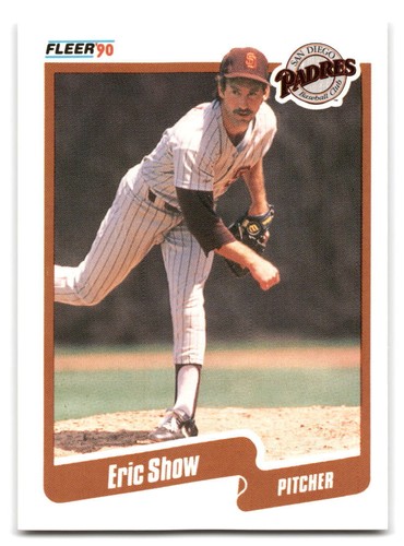 Eric Show 1990 Fleer Baseball #169a San Diego Padres | eBay