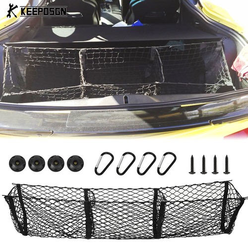 Expandable 3 Pocket Net Organizer Mesh Storage For Chevy Corvette C7 ...