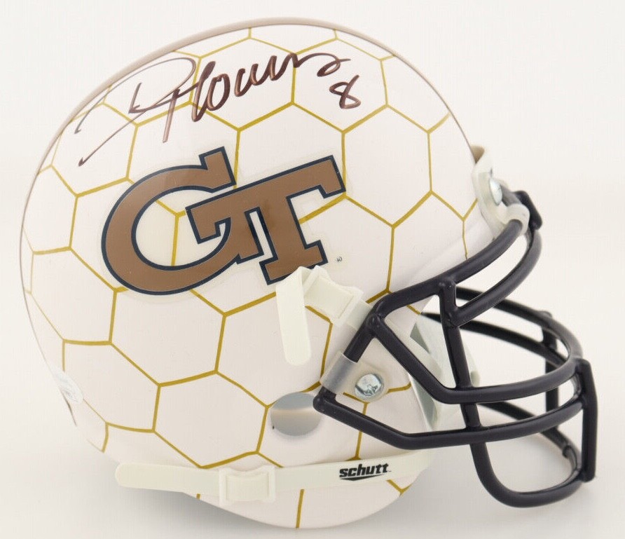 Demaryius Thomas Signed Autographed Georgia Tech ALT Honeycomb Mini ...