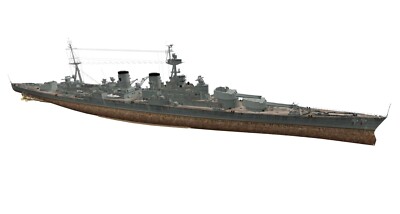 3D Printed kit 1/700 HMS Incomparable Class Battlecruiser (waterline ...