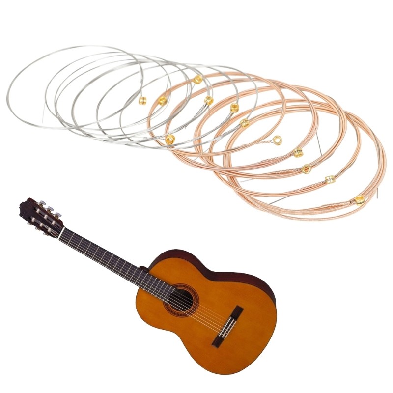 12Pcs Folk Guitar Wire String 12-string Acoustics Guitar Strings ...