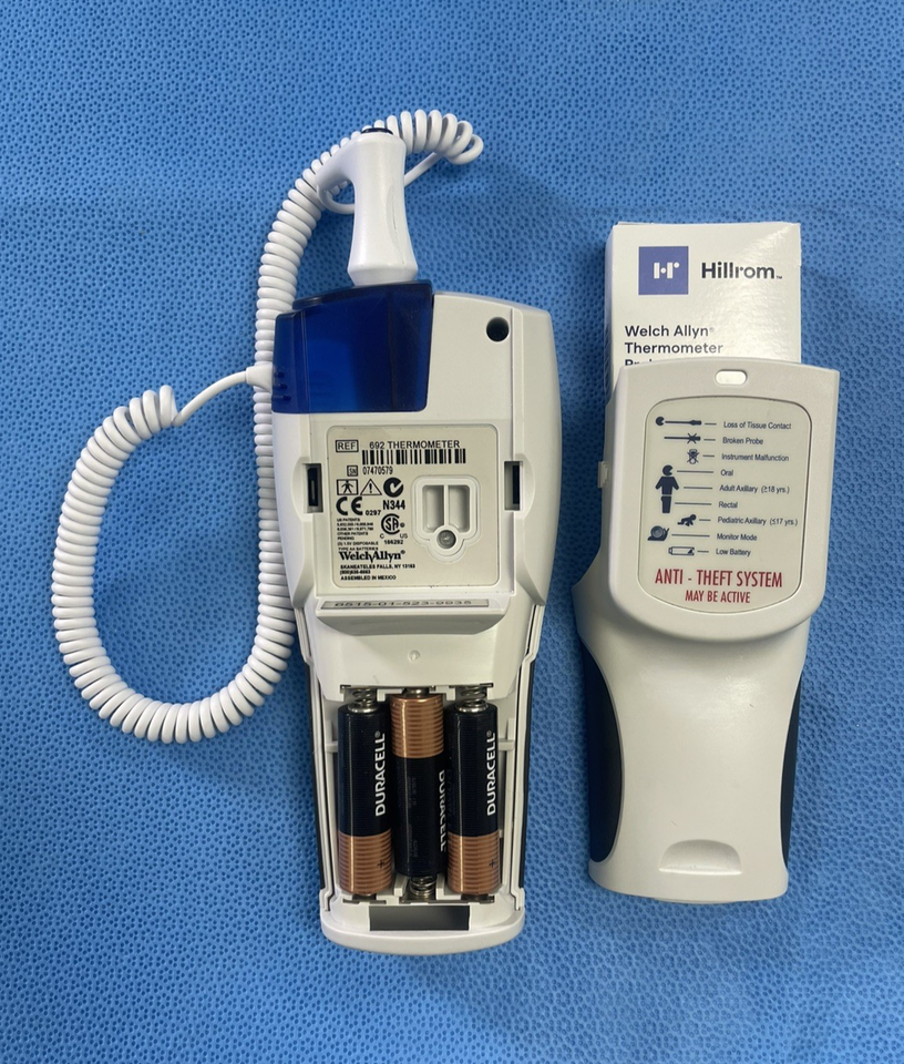 Hillrom Welch Allyn SureTemp Plus 692 Thermometer with new 4’ Oral ...