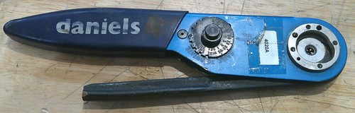 DMC Daniels AF8 M22520/1-01 Aviation Crimp Tool Crimper crimping checks ...