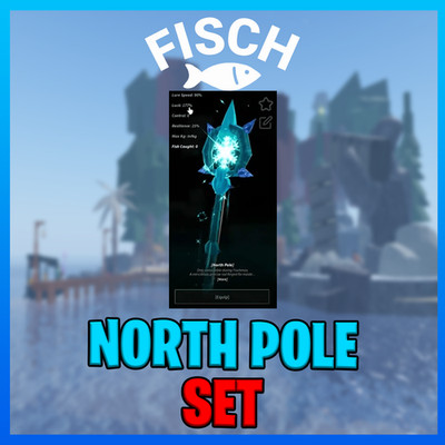 💎[FISCH] ️North Pole Rod ️[FISCHMAS 2 LIMITED🎄] FULL BUNDLE⚡ Fast ...