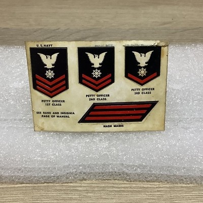 Vintage 1960s Gi Joe Action Man Navy Sailor Insignia Decal Sticker ...