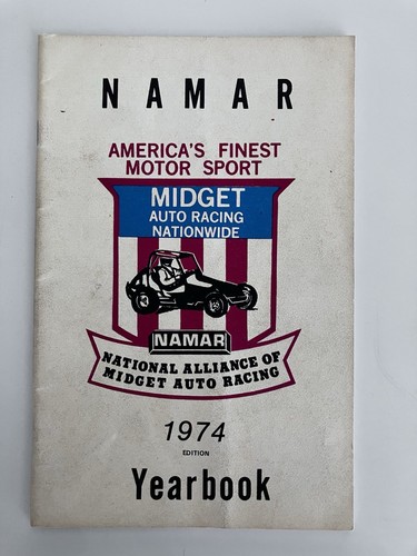 Lot of 9 VINTAGE 1962-74 IMCA / USAC MIDGETS YEARBOOKS NAMAR Watson ...