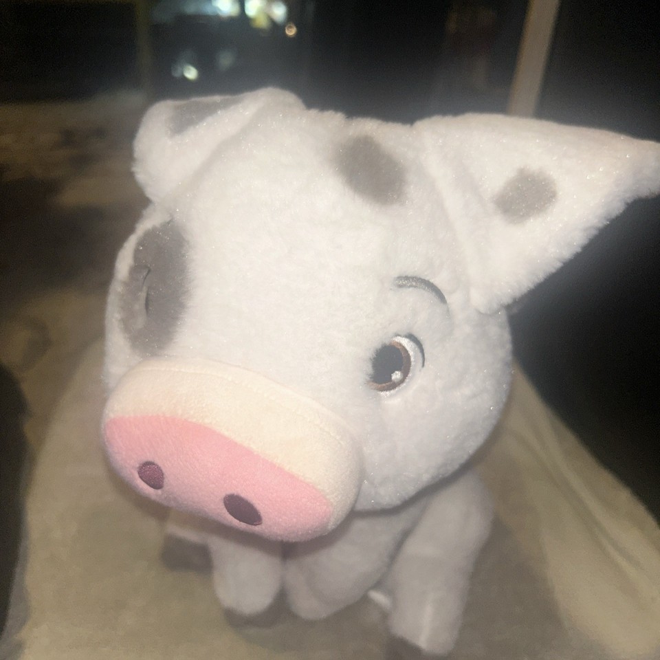 Disney Store Moana Pua Plush Pig Stuffed Animal 10" Authentic Genuine ...